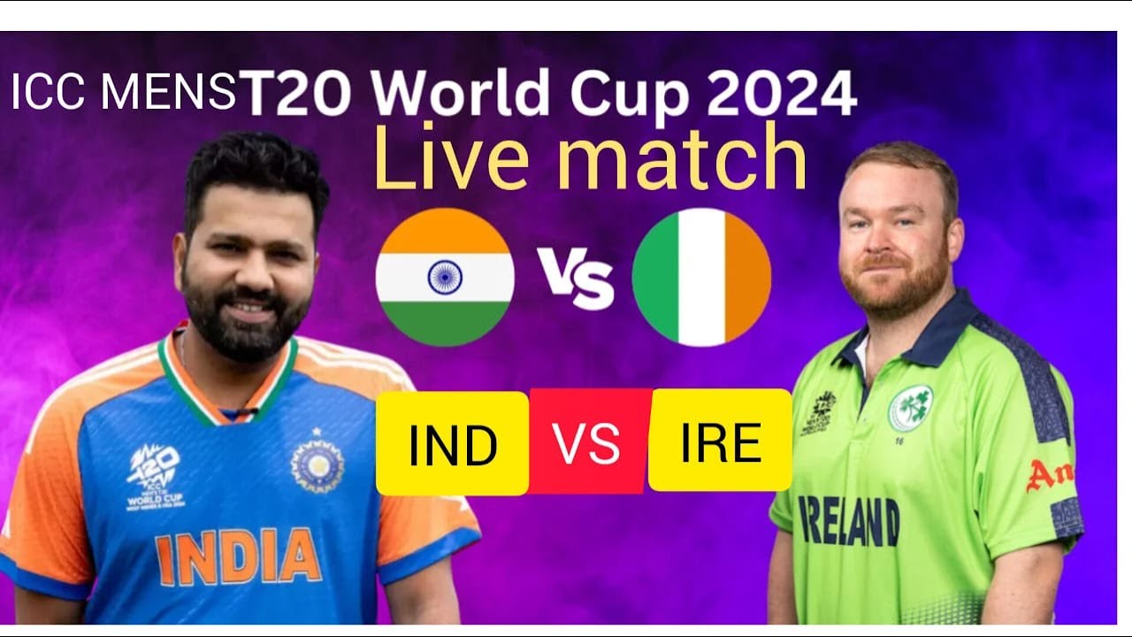 ICC T 20 WORLD CUP | INDIA V/S IRELAND | Live Score & Commentary | IND ...