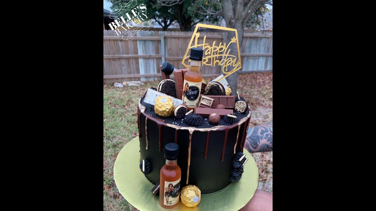 Making a Sailor Jerry Rum drip cake in under 5 minutes | How To - YouTube