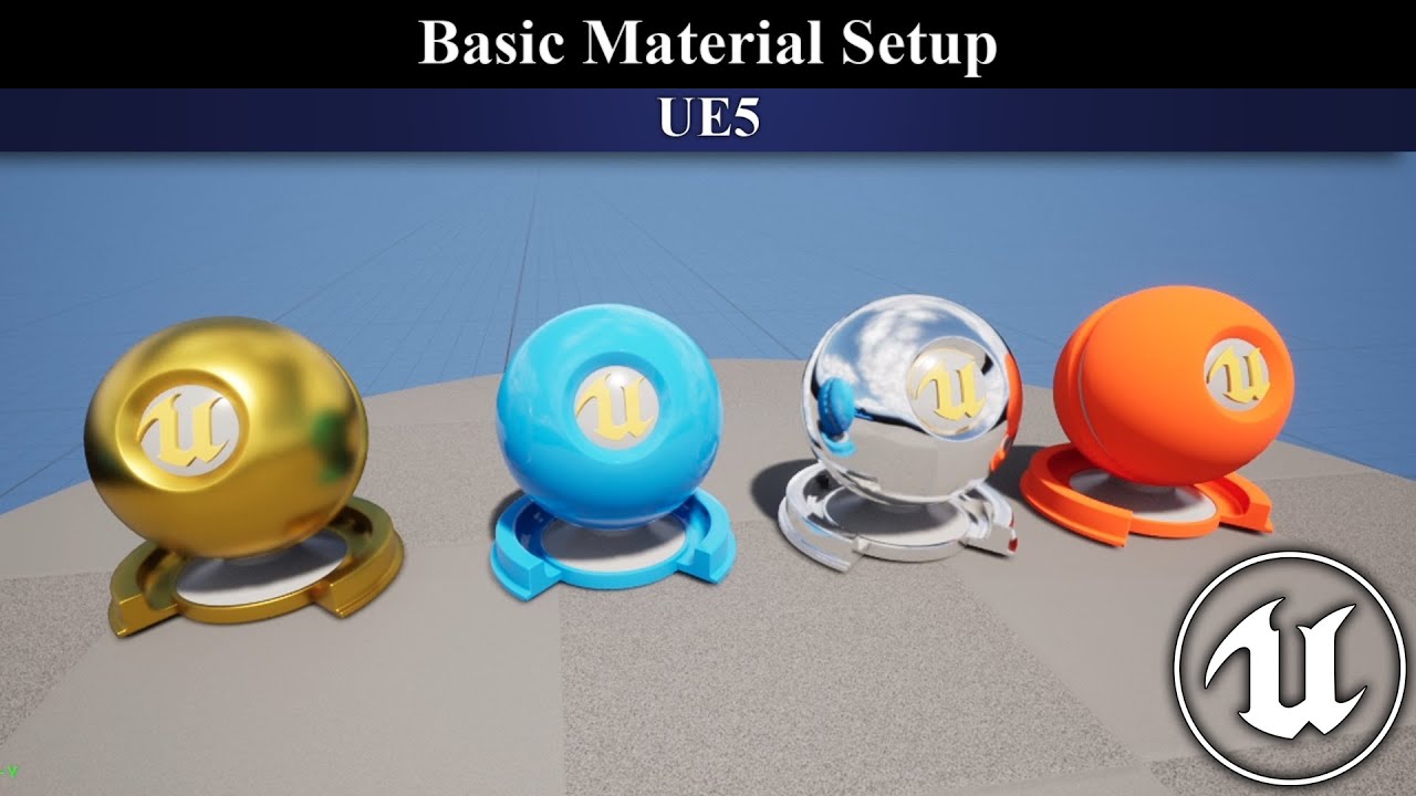 Ue5 Materials Ep 3 Basic Material Setup Youtube