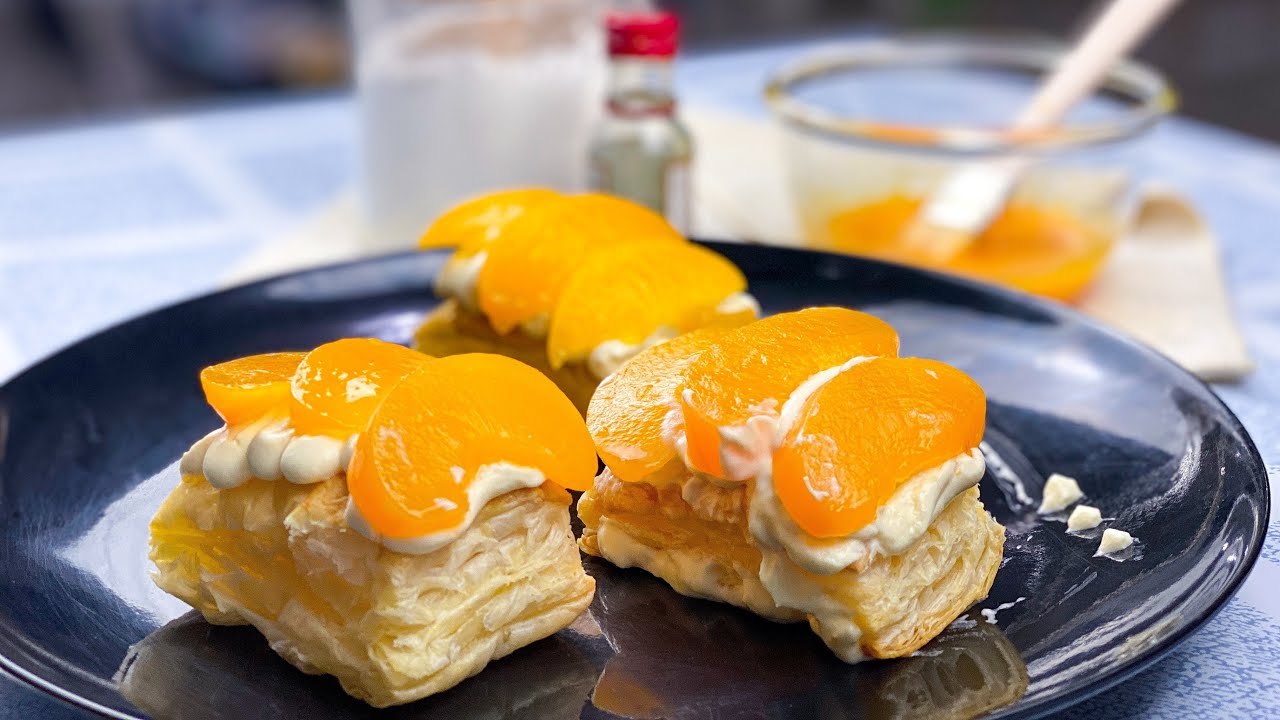 Peach Strudels 🍑 - YouTube
