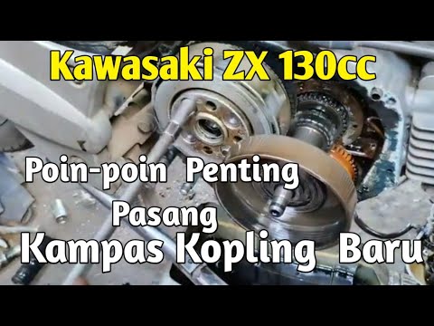 Kawasaki ZX 130 cc Kampas Kopling Baru Tenaga pun baru Tarikan jadi ...