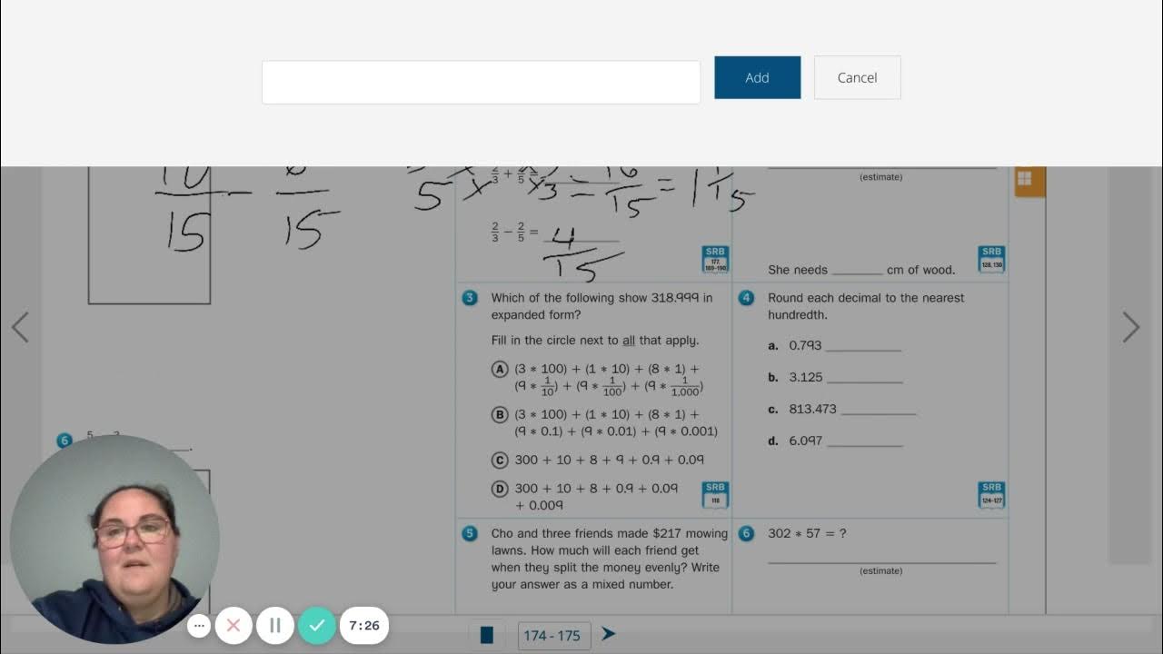 Lesson 5.7 Math Boxes Everyday Mathematics - YouTube