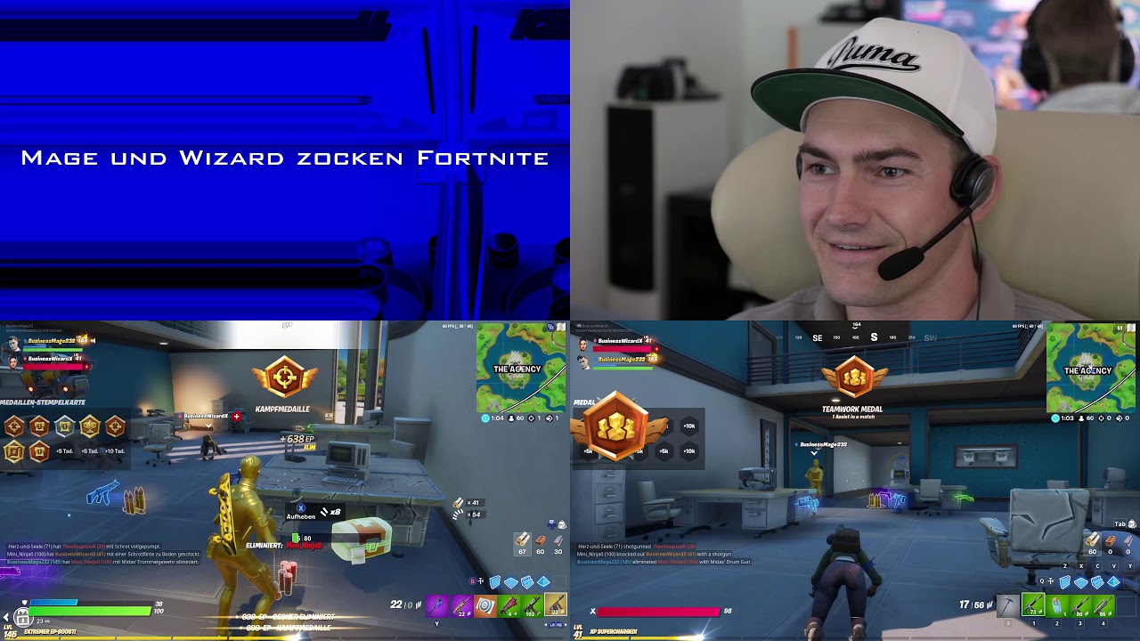 Let's play: Mage und Wizard zocken Fortnite (Episode 10) - YouTube