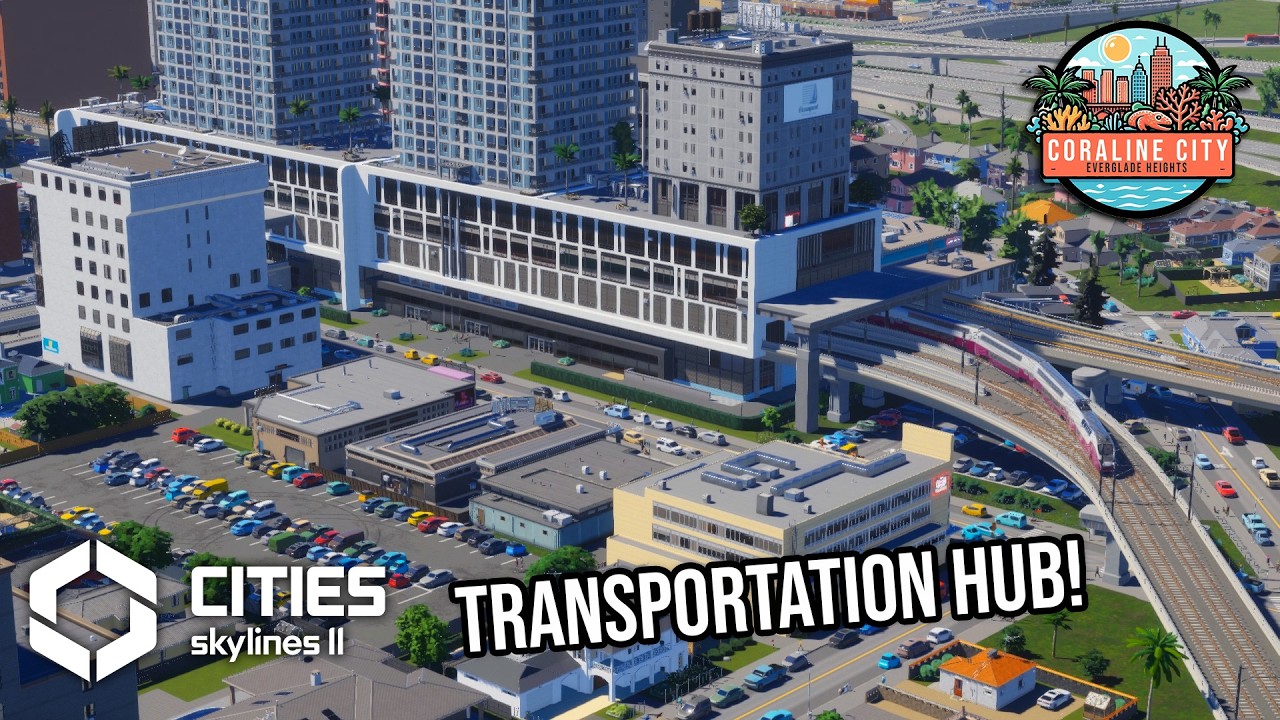 Building a Custom Transport Hub | Metro, Train, Tram | in Cities ...