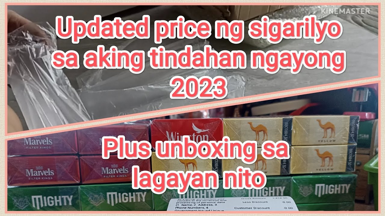 2023 price update ng sigarilyo | kaunaunahang supplier | unboxing # ...