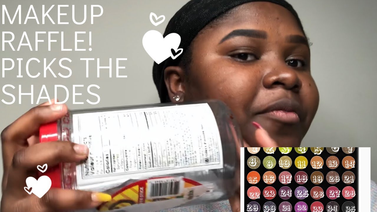 THE RAFFLE/BINGO MAKEUP CHALLENGE! PICK MY EYESHADOW SHADES!~~Precious ...