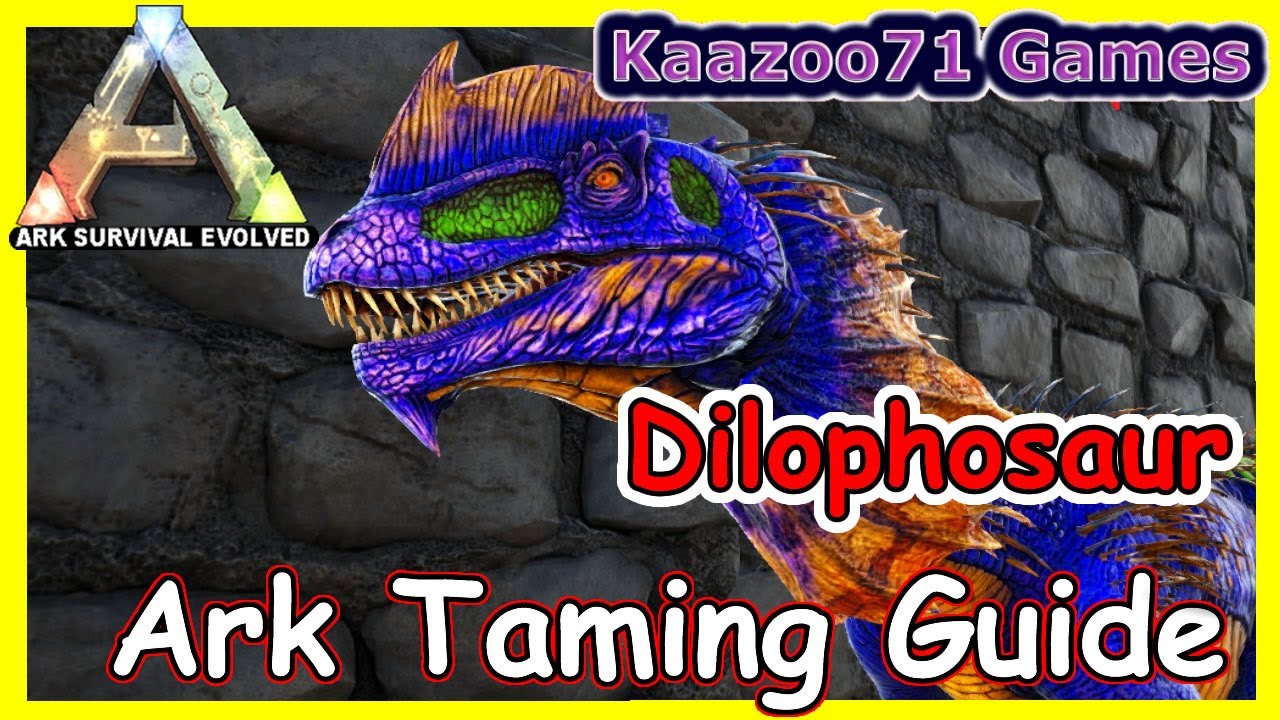 How to Tame a Dilophosaur in Ark 💥- Dilo Taming - YouTube