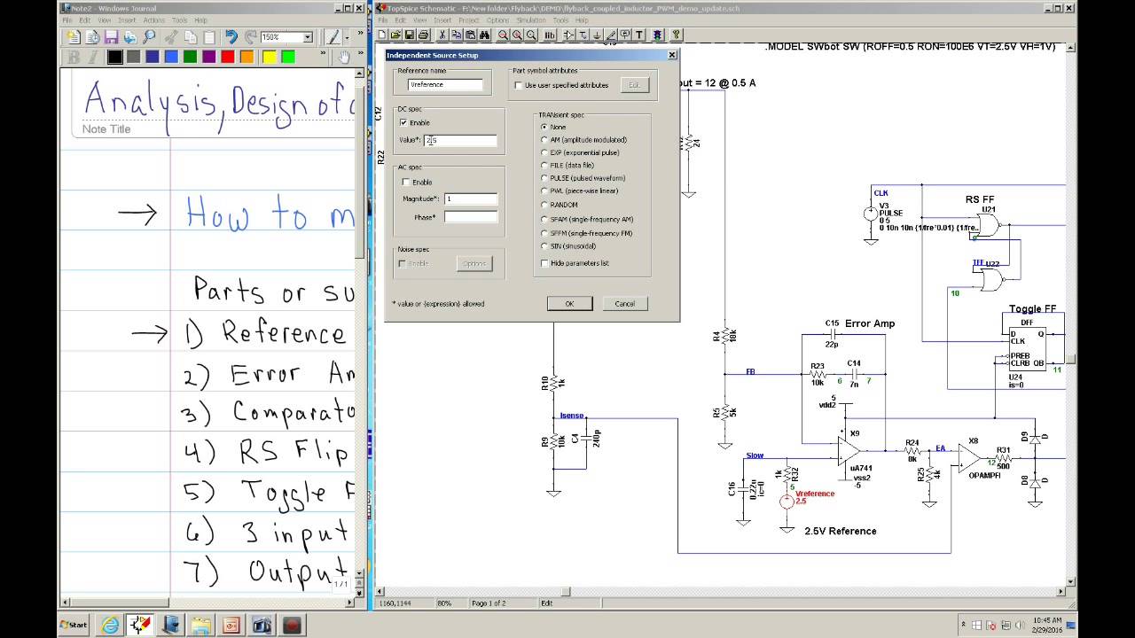 Analysis and Design of a Flyback: Part 14 How to model a PWM - YouTube