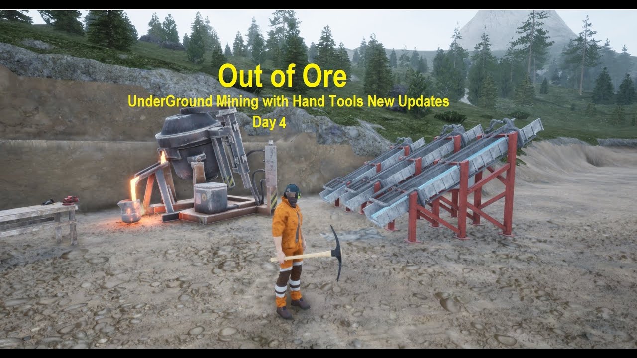 Out Of Ore - Underground mining continuation of the mine Day 4 - YouTube