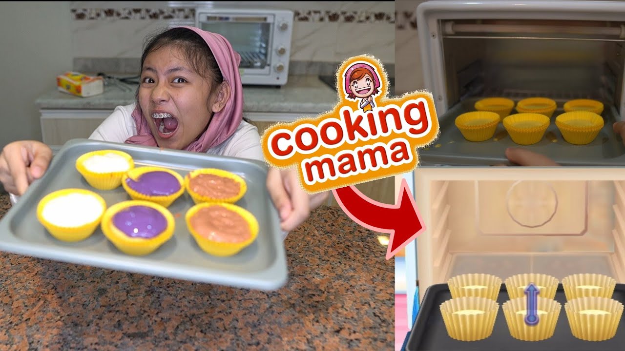 Ngikutin Cooking Mama IN Real life! CupCake - YouTube