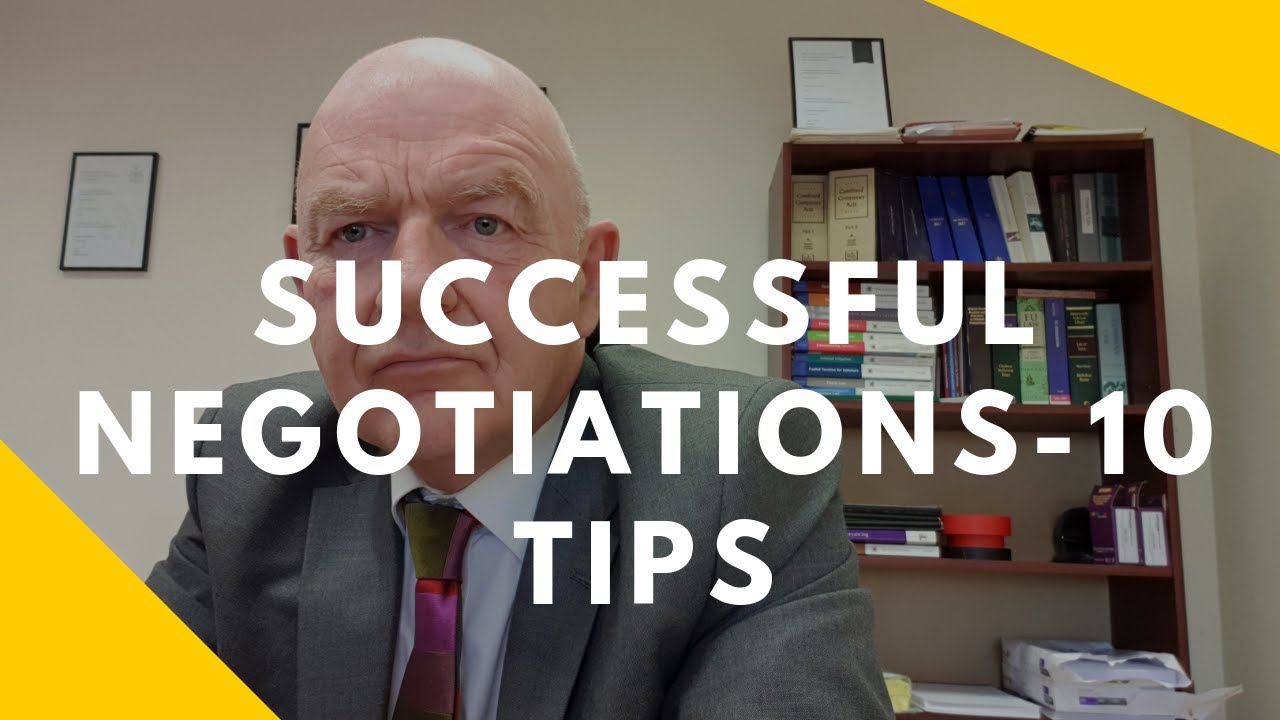10 Tips for Successful Negotiations-How to Negotiate - YouTube