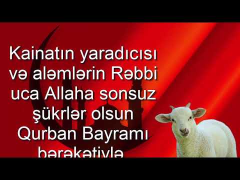 Qurban Bayraminiz mubarek olsun