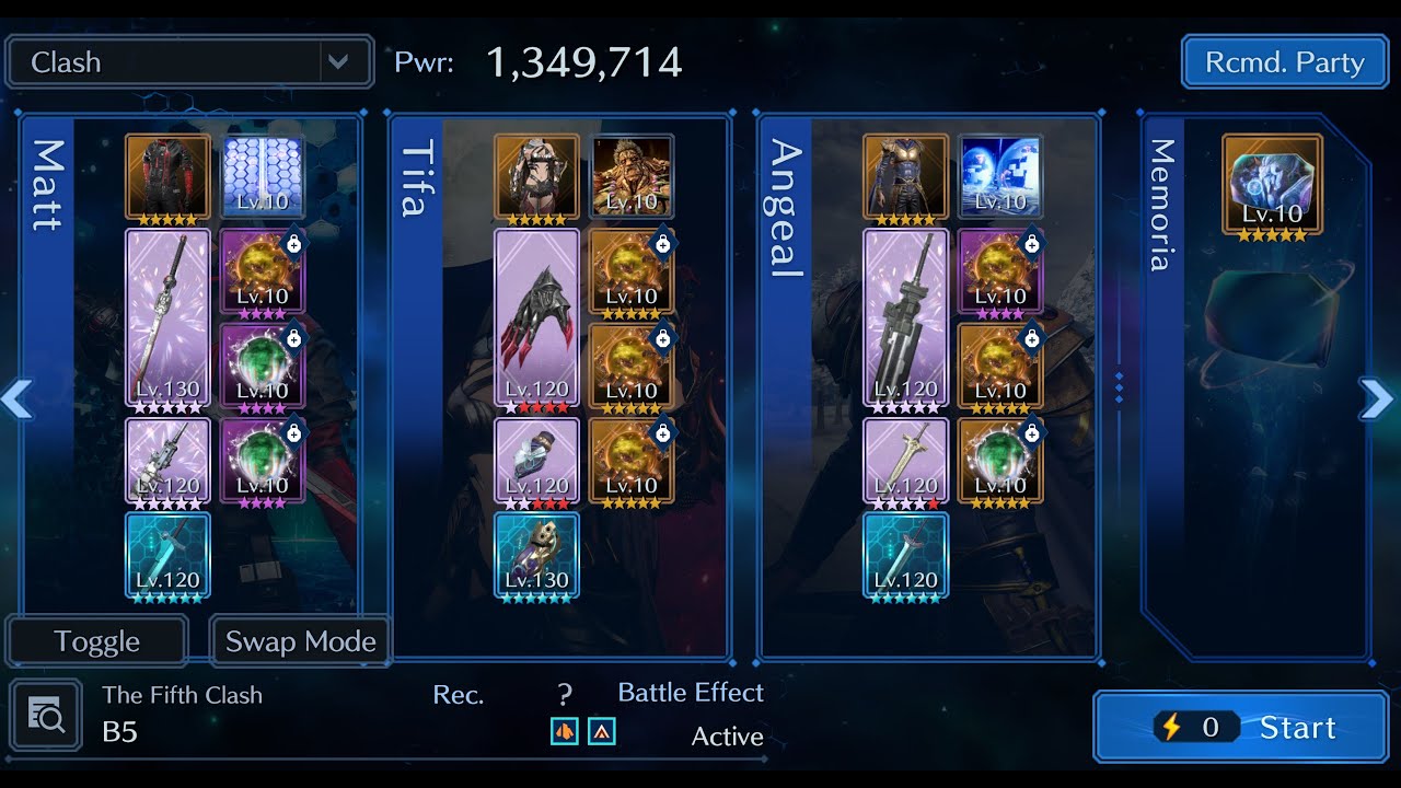 FF7 EC - The Fifth Clash - B5 - Behemoth Steward - Earth Tifa - YouTube