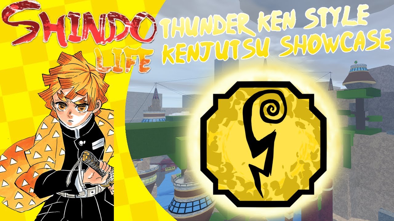 Shindo Life: Thunder Ken Style Kenjutsu Showcase!!!! Sword Style Update ...