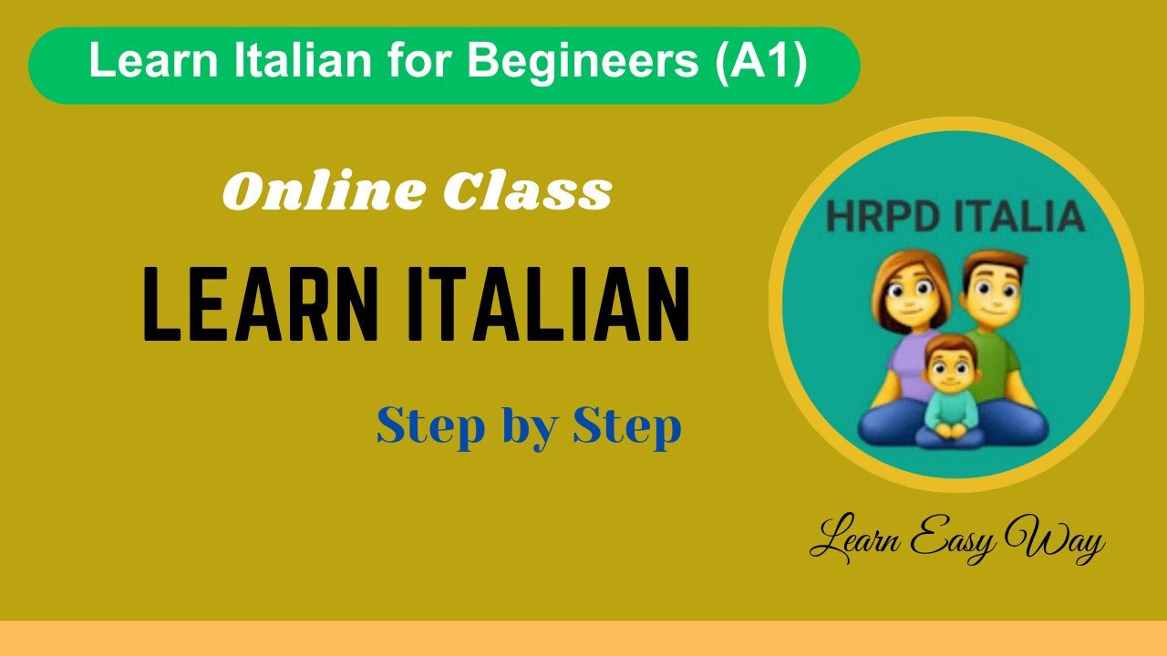 🔴Live Learn Basic Italian in 1 day | easy way Learn Italian | Italian ...