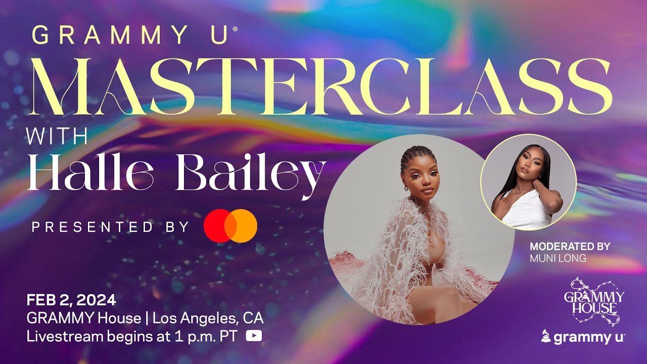 GRAMMY U Masterclass with Halle Bailey Presented by Mastercard - YouTube