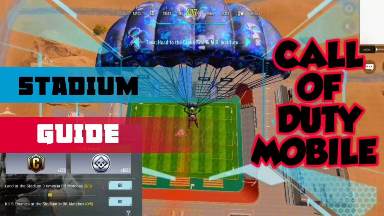 CoDM how to land at the Stadium | Fancy Footwork #codmobile - YouTube