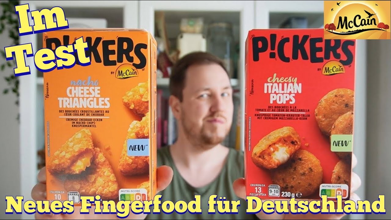 McCain P!ckers: Cheesy Italian Pops & Nacho Cheese Triangles im Test ...