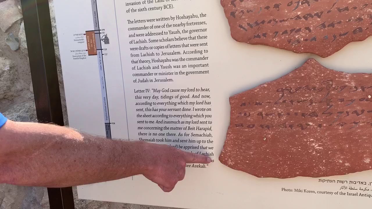 The Lachish Letters. Lachish, Israel. Joel Kramer, SourceFlix. - YouTube