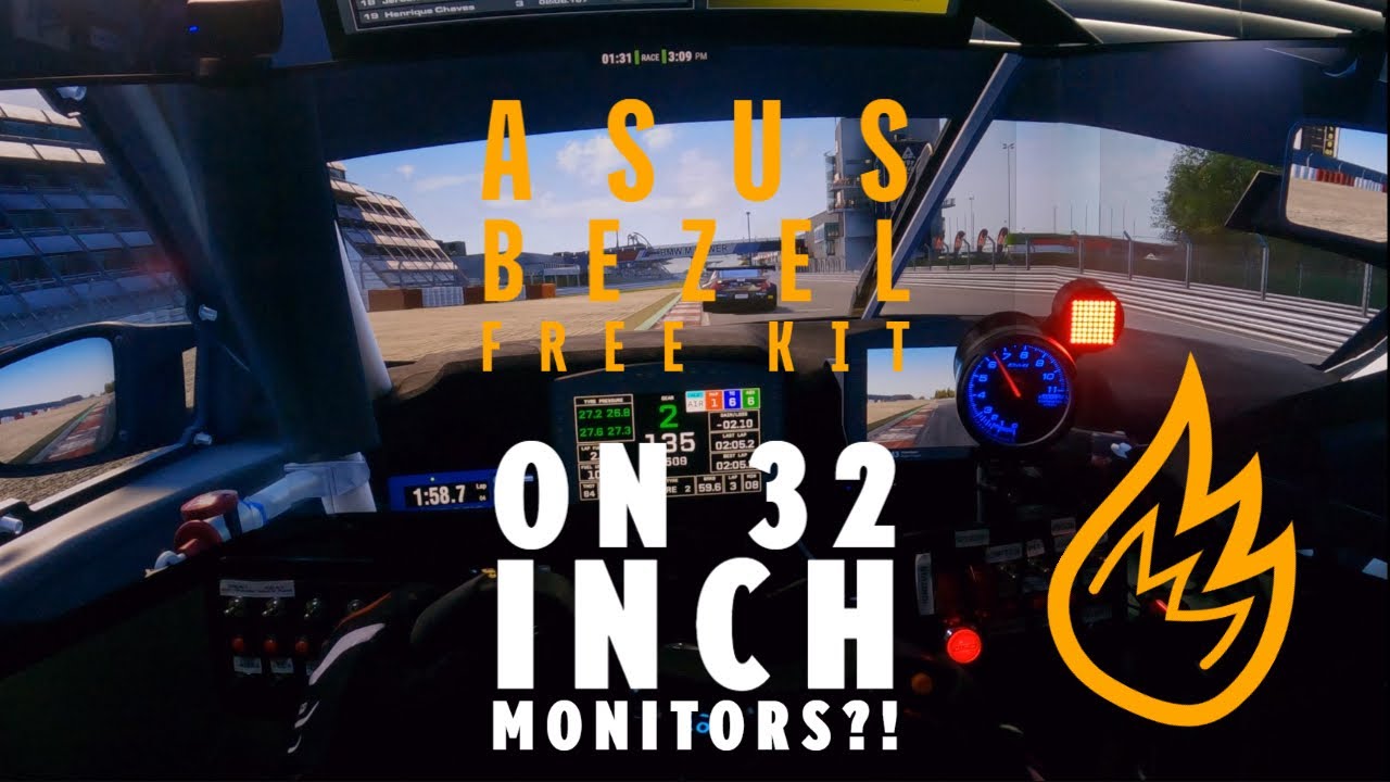 ASUS BEZEL FREE KIT ON 32 INCH MONITORS - YouTube