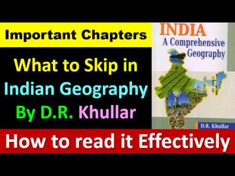 How to Read D.R. Khullar( खुल्लर ) Bulky Geography Book ( In a Smart ...