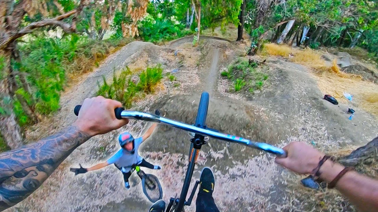 BMX RIDING AT THE DIRT JUMP PARADISE! - YouTube