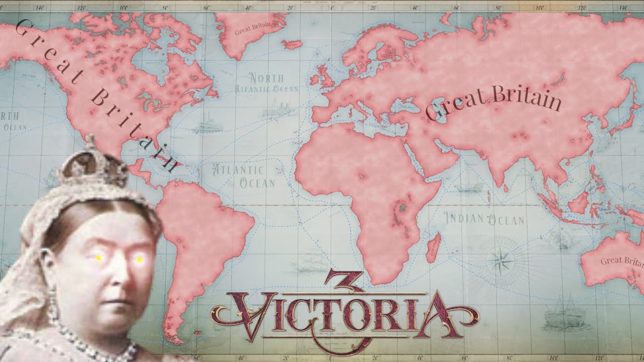 Sun Never Sets on the British Empire Victoria 3 Timelapse - YouTube