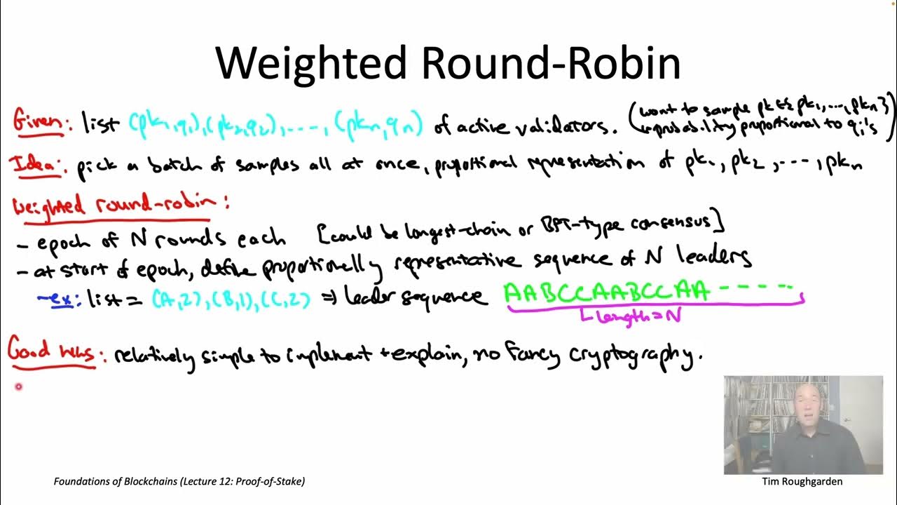 Foundations of Blockchains (Lecture 12.7: Weighted Robin-Round) - YouTube