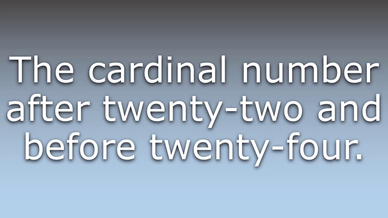 What Does Twenty three Mean YouTube what-does-twenty-three-mean-youtube