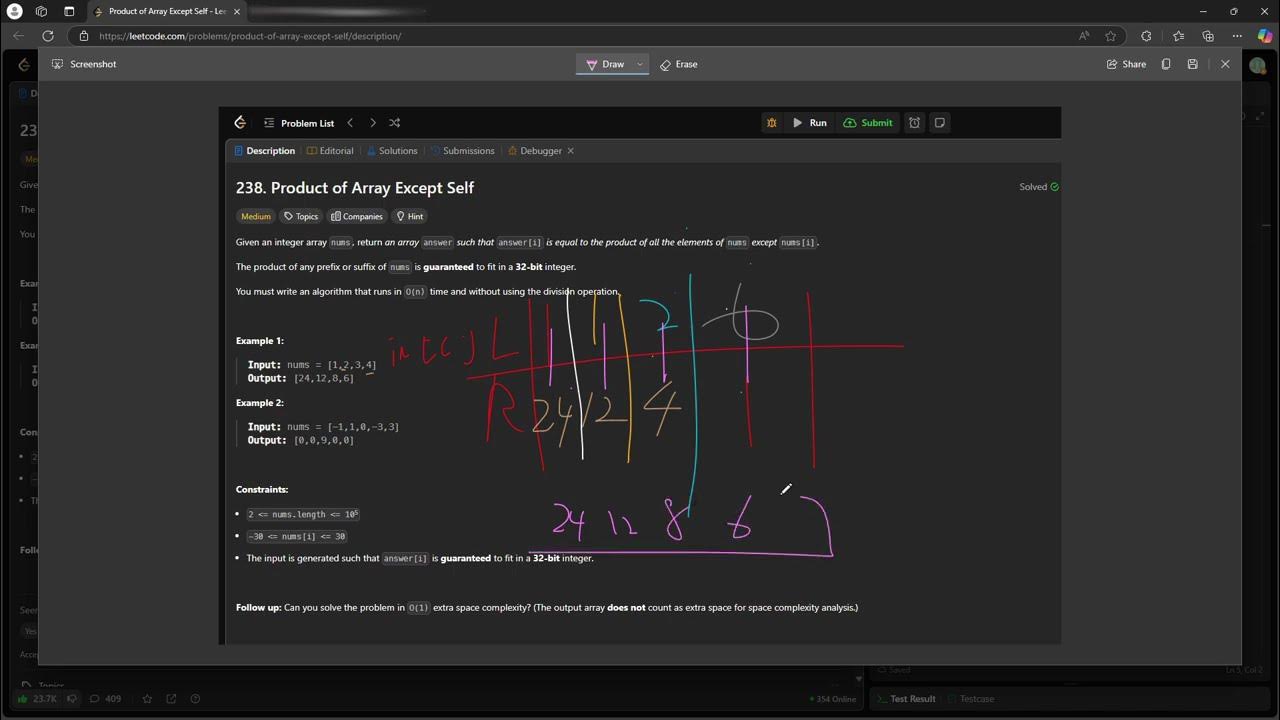#LeetCode 238 | Product of Array Except Self #Java - YouTube
