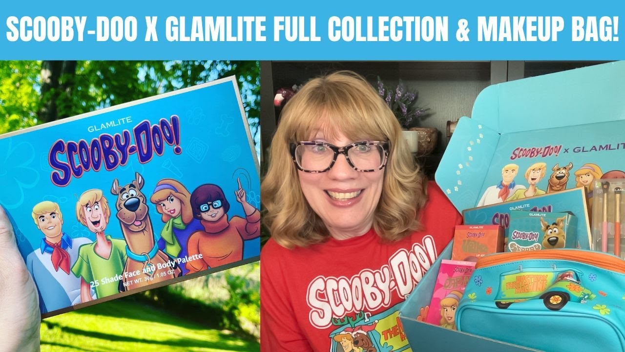 SCOOBY DOO X GLAMLITE FULL COLLECTION WITH MAKEUP BAG! - YouTube