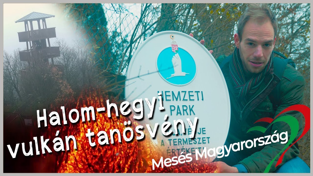 Halom-hegyi vulkán tanösvény - Magyarország - YouTube
