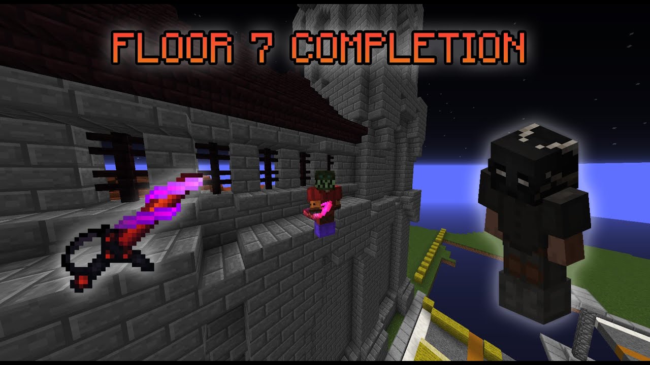 I FINALLY COMPLETED FLOOR 7 ( Hypixel Skyblock ) - YouTube