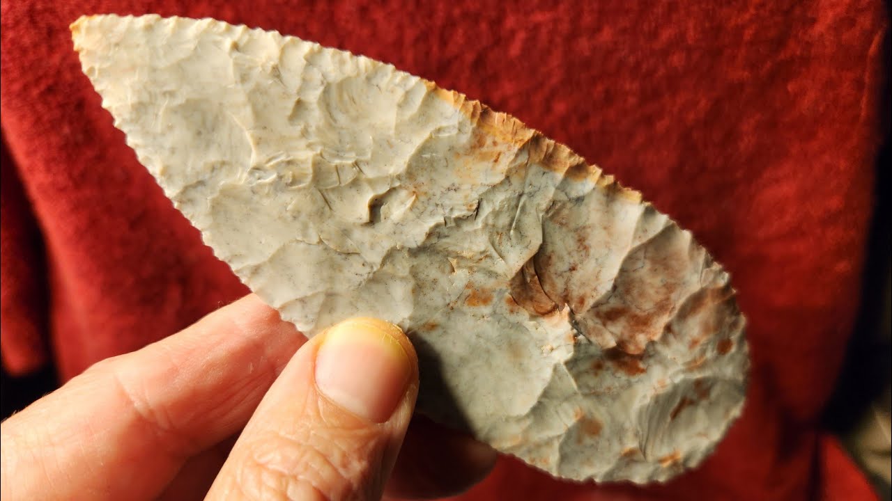 1371 - Director's Cut - Flintknapping Heat Treated Flint Ridge Blade ...