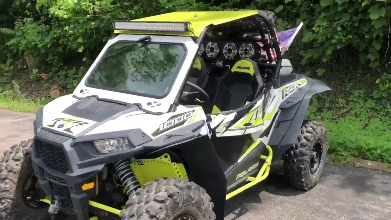 POLARIS RZR STEREO CUSTOM SOUND BAR KIT - YouTube