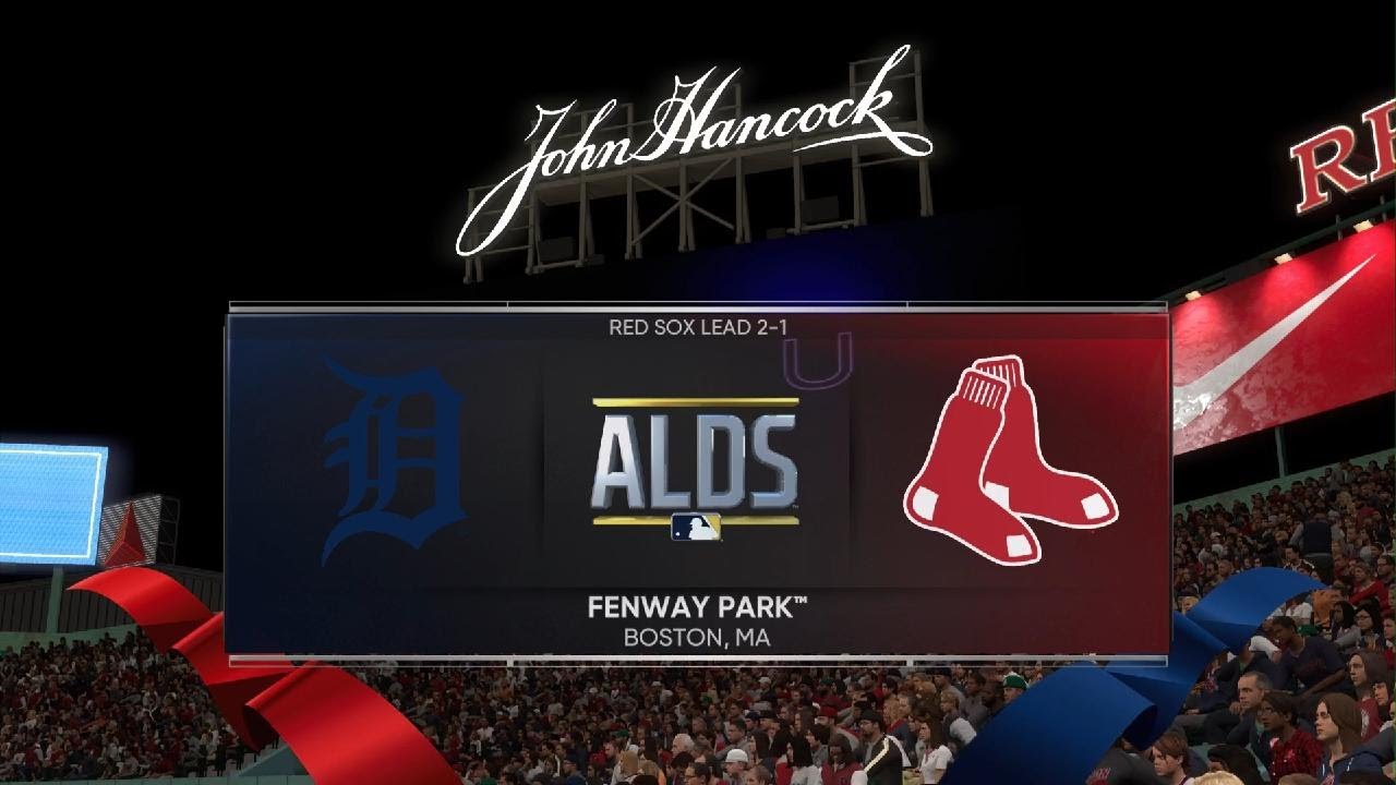 TheShow87 ALDS Detroit Tigers at Boston Redsox Bos 2-1 - YouTube