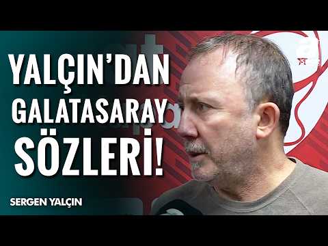 Beşiktaş Teknik Direktörü Sergen Yalçın'dan Galatasaray Açıklaması! İşte O Sözleri