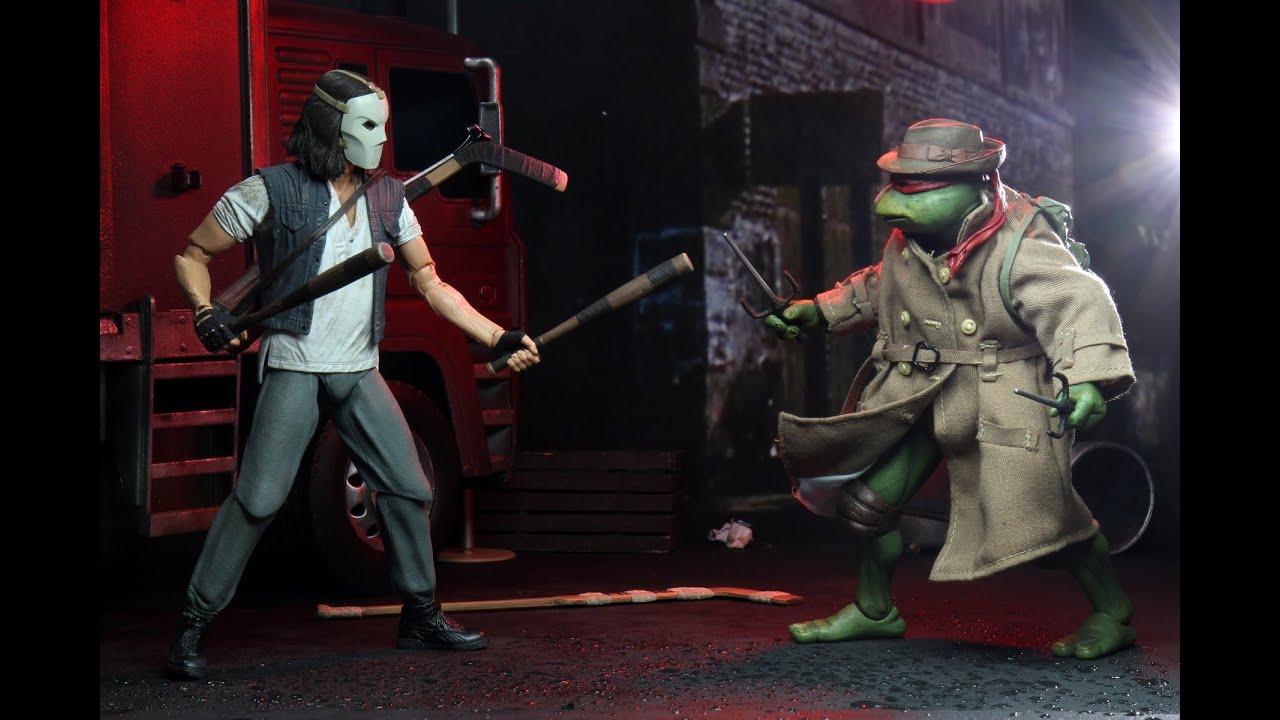 NECA Teenage Mutant Ninja Turtles Casey Jones & Raphael in Disguise ...