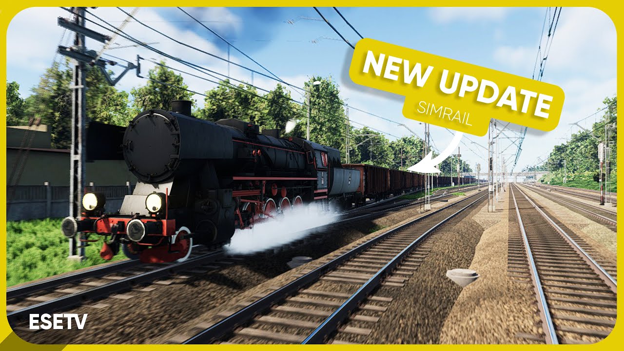 NEW TY2 STEAM LOCOMOTIVE IN SIMRAIL | First Look and Start Up - YouTube
