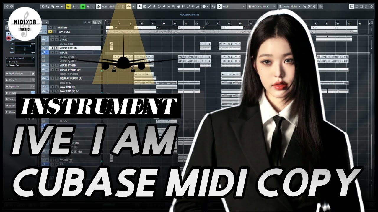 IVE (아이브) - I AM | INSTRUMENTAL COPY | MIDI | 미디카피 | Cubase | Remake ...