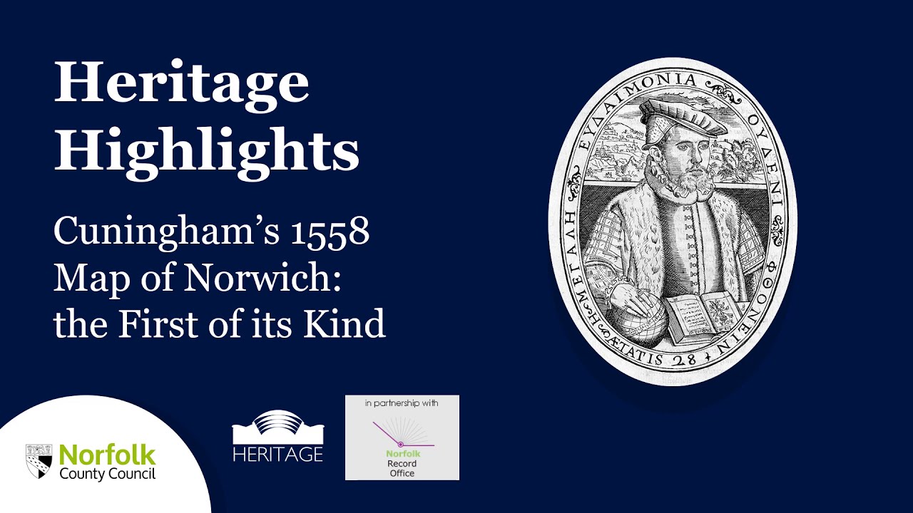 Heritage Highlights: Cuningham's Map of Norwich - YouTube