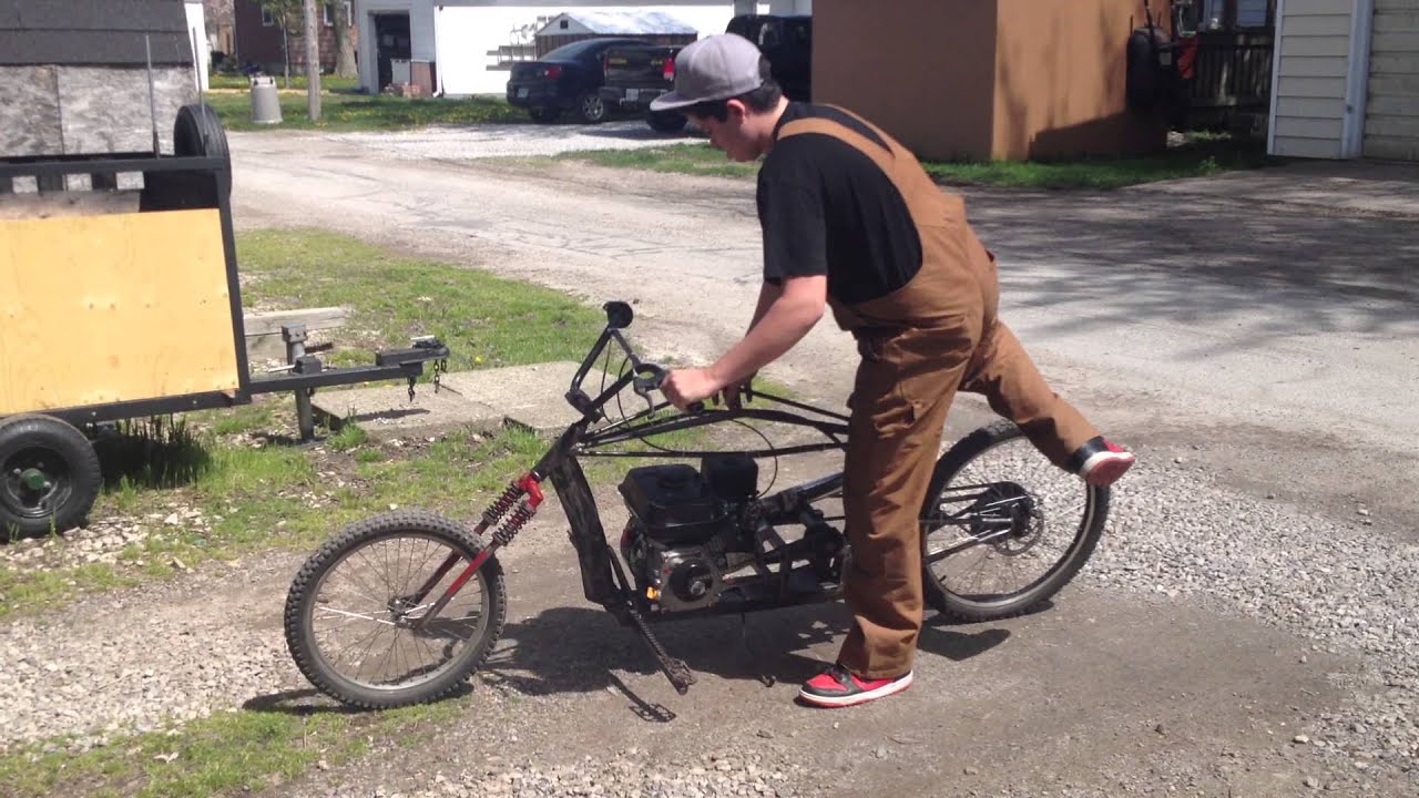 200cc Rat Rod Chopper - YouTube