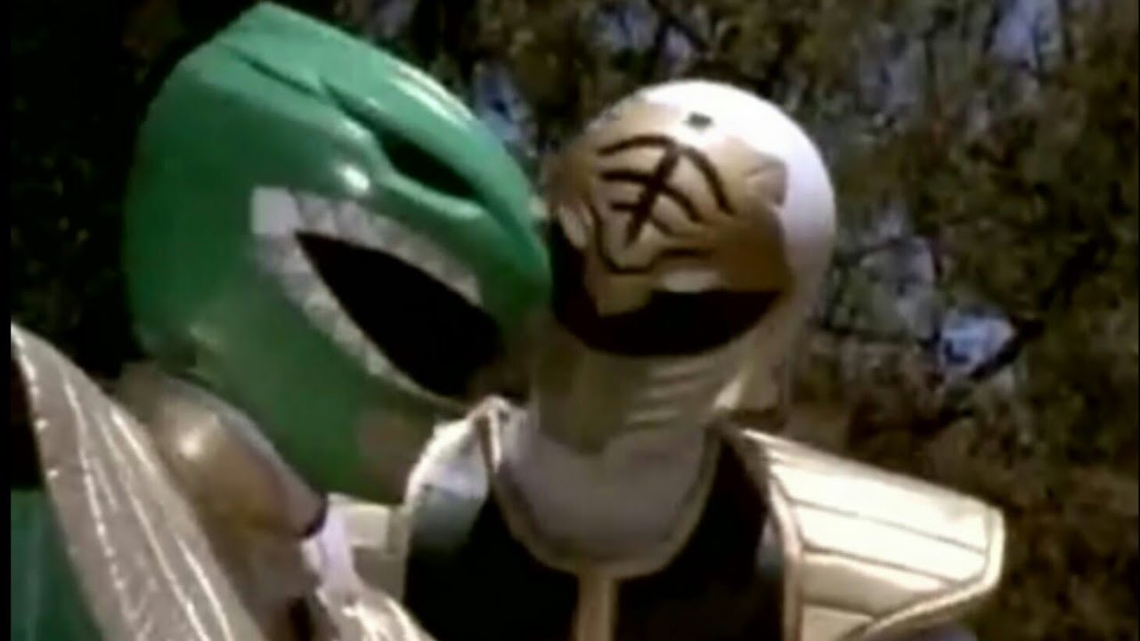 Ranger Verde e Ranger Branco lutando juntos Dublado | Power Rangers ...