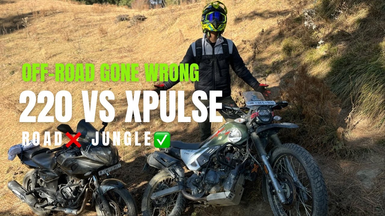 Pulsar 220 VS Hero Xpulse. Off-road Gone Wrong 🔥 - YouTube