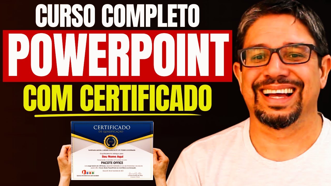 ⚠️ Curso de PowerPoint Online (completo) com Certificado Válido em todo ...