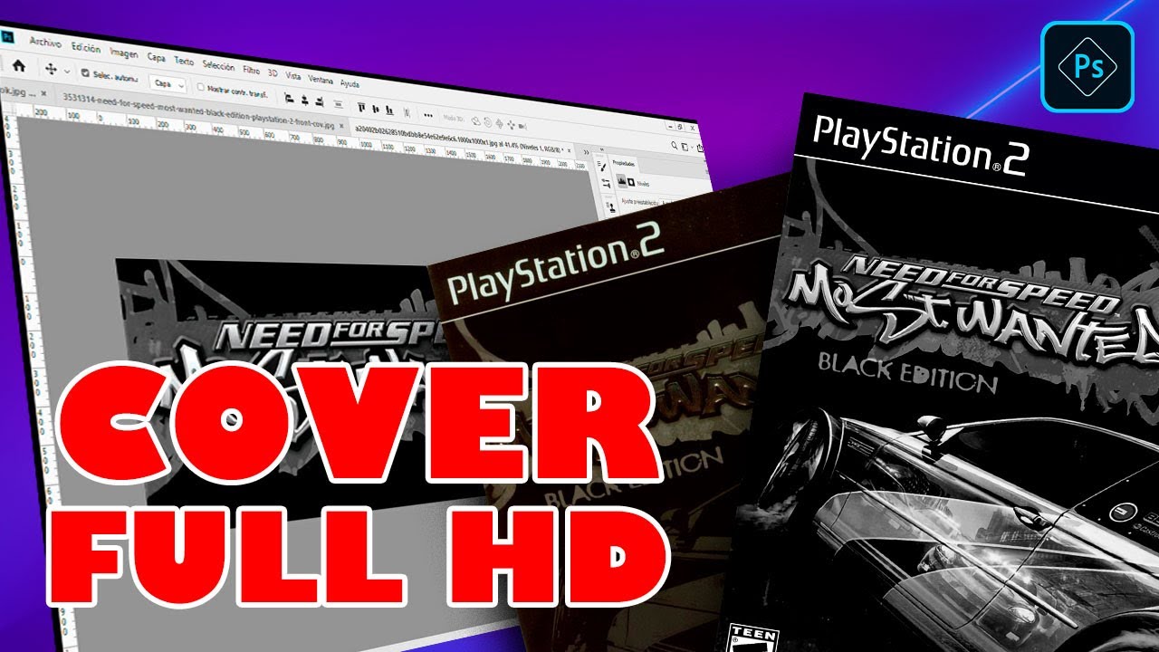 Need For Speed MOST WANTED Black Edition NTSC U/S, Ps2 Cover HD ...