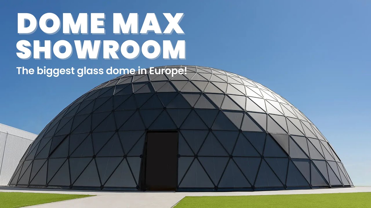 This is the biggest glass dome showroom you have ever seen! - YouTube