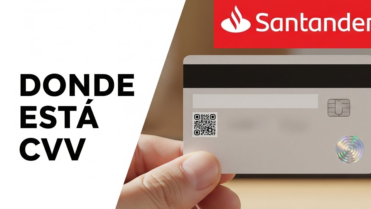 Dónde está el CVV en la tarjeta Santander 2025 (CVC, CID, CSC, CVV2 ...
