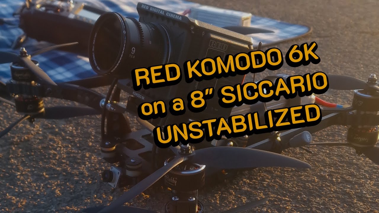 Siccario 8" and RED Komodo 6k unstabilized - YouTube