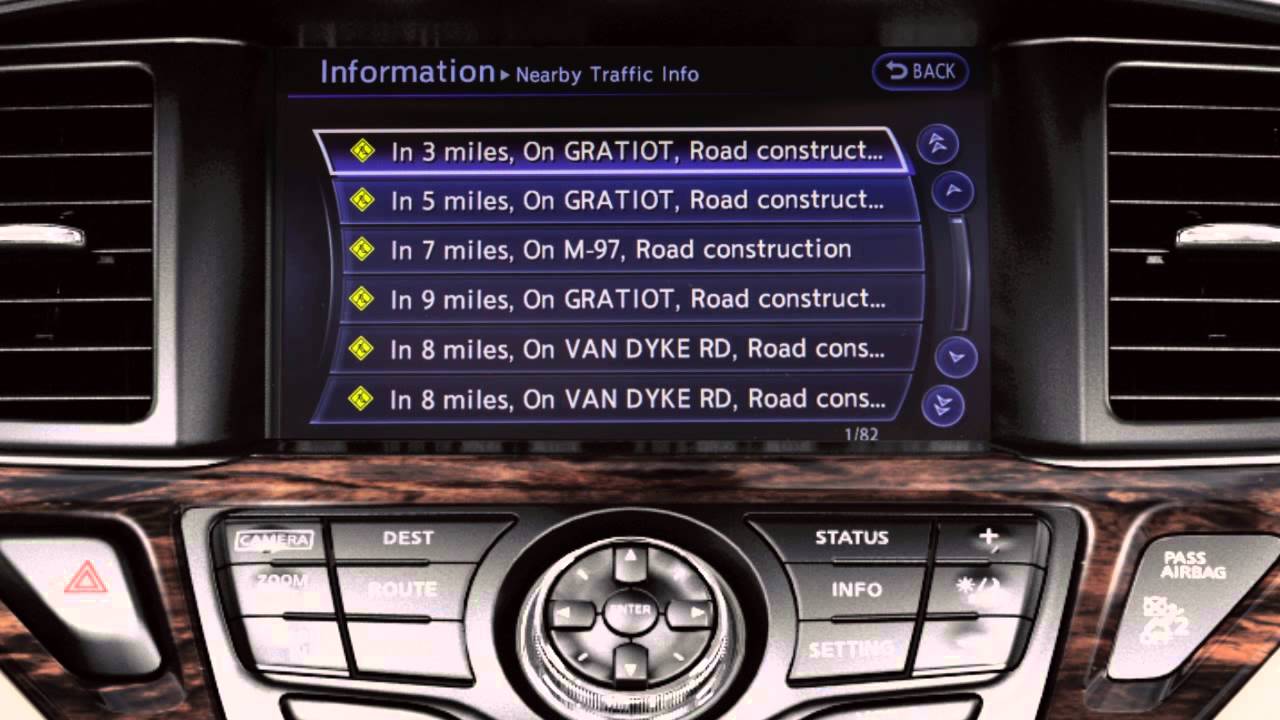 2015 NISSAN Pathfinder - SiriusXM® NavTraffic® (if so equipped) - YouTube